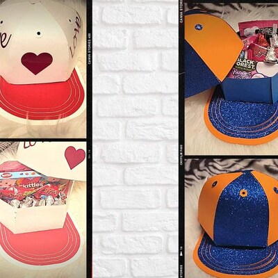 Baseball Cap Favor Box Svg, Baseball Cap Svg, Printable Template, Favor ...