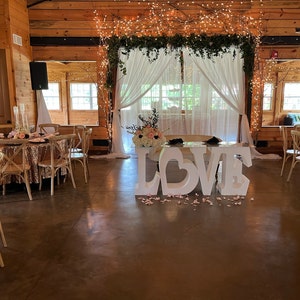 30 Tall Large LOVE Table Base Foam Letters - Etsy
