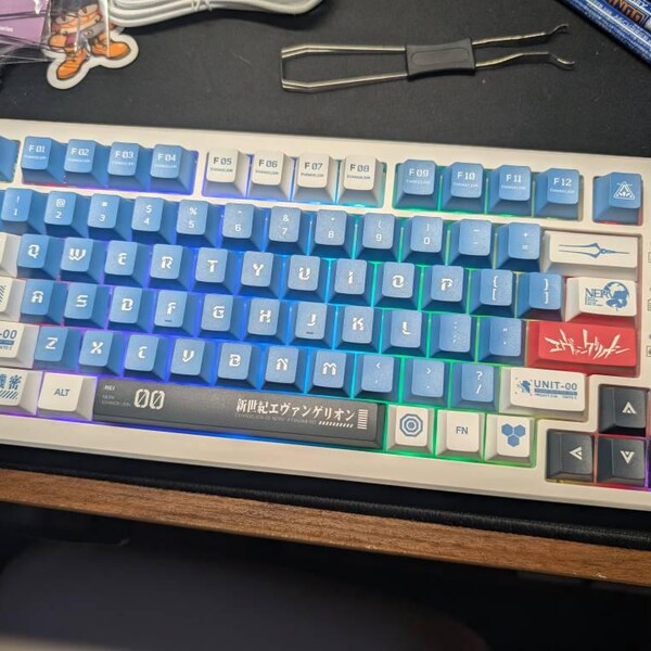 Eva Unit-00 Keycap Set, Cherry Profile, PBT, Cherry MX Stem, Dye-sub ...