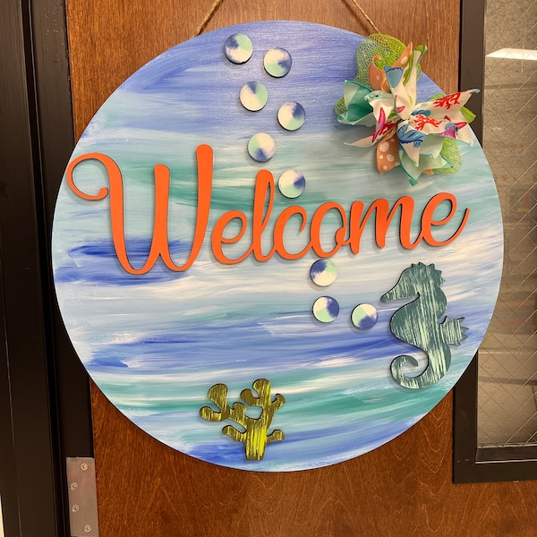 Class, Teacher, Ocean, Sea, Themed, Door Hanger - Etsy