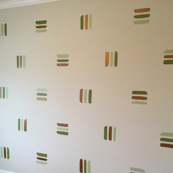 Abstract Line Wall Decals - Removable Wall Stickers, Modern Geometric ...