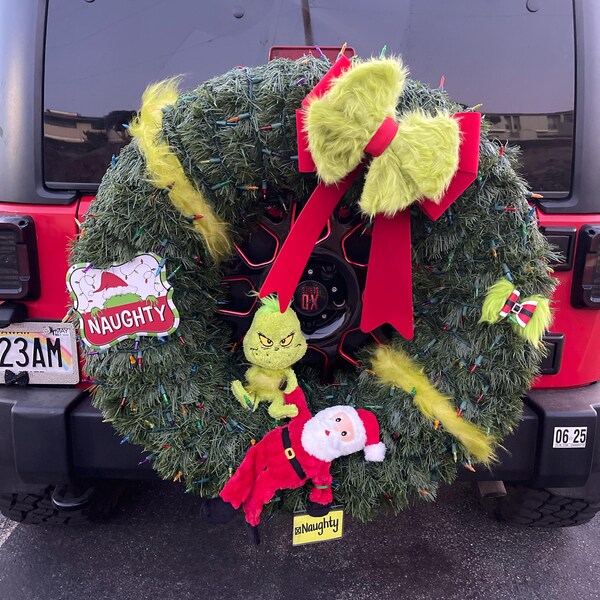 Grinch Hair Bow, Grinch Bow, Grinch Costume Accessory, Grinch Fur Bow ...