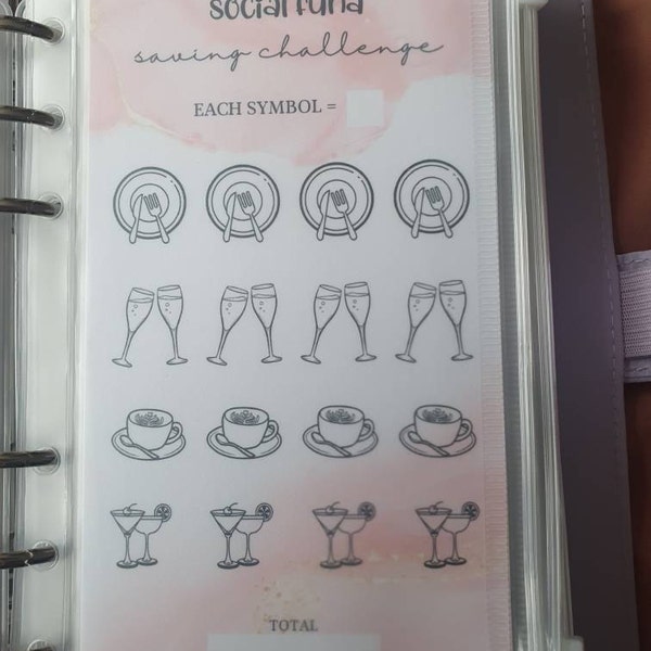 Printable 2P Saving Challenge / Penny Savings Challenge - Etsy