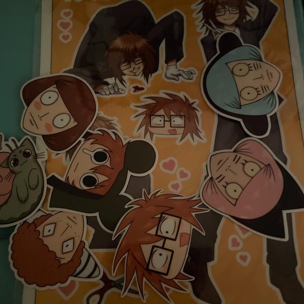 Ranfren Stickers Chibi Laminated Stickers - Etsy