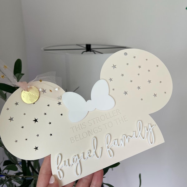 ORIGINAL Design- Floral Dust Modern Acrylic Sign / Tag - Etsy