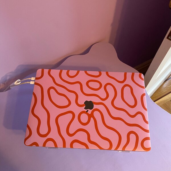 Retro MacBook Case Abstract Vintage MacBook Pro 13 16 Air 13 2020 12 15 ...