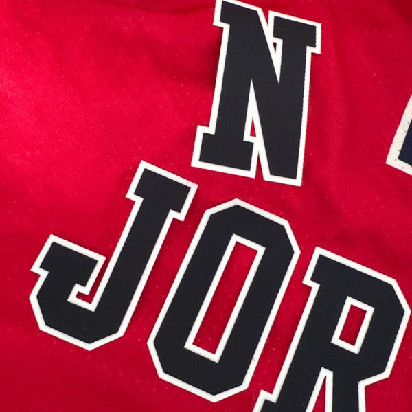 8"/10" Two-color Twill Number for Jersey | Unstitched - Etsy