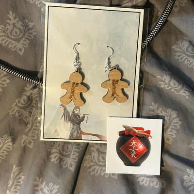 Sticker, the Untamed Qinghe Nie Clan Decal, Nie Brothers on Mo Dao Zu ...