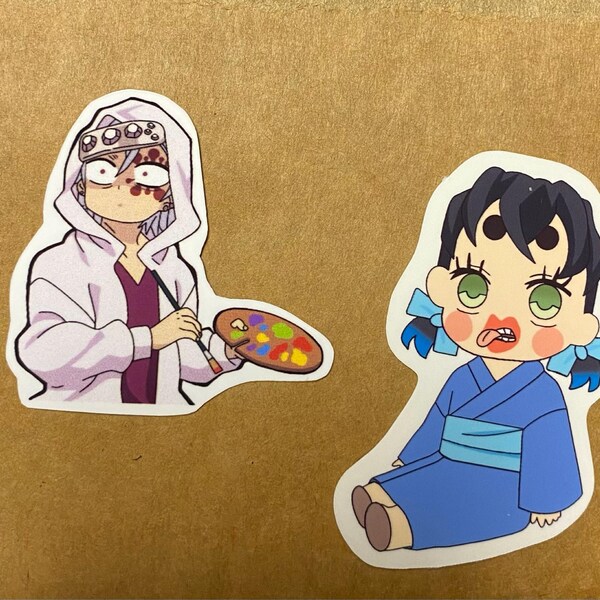 Demon Anime DS Chibi Demon Girl Die Cut Sticker | Anime Sticker ...