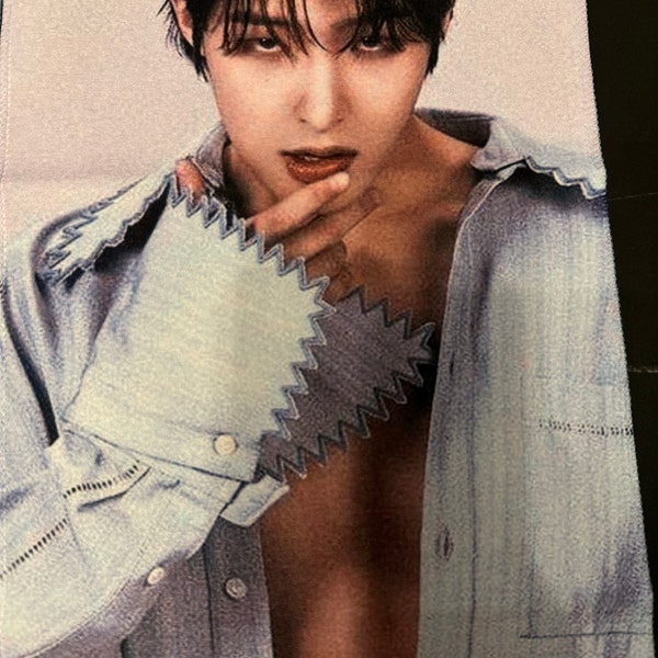 Ateez Mingi Reflective Slogan Banner - Etsy