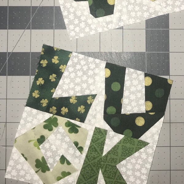 LUCK Paper Pieced Block Pattern in PDF - Etsy