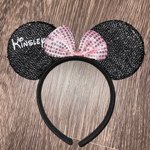 Personalized Mickey or Minnie Ears Custom Mickey Ears | Etsy