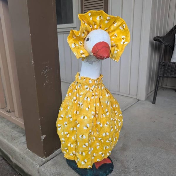 Lacy Yellow Bees With Lace. Goose Clothes - Etsy