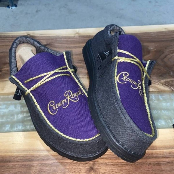 Custom Crown Royal Hey Dude Shoes Men or Women - Etsy