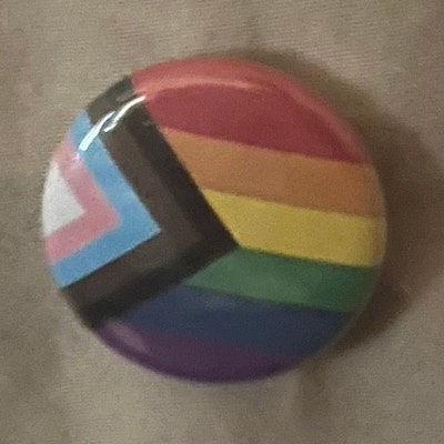 Aroace Aro Ace Pride Flag Pin Round Circle Button 1 - Etsy