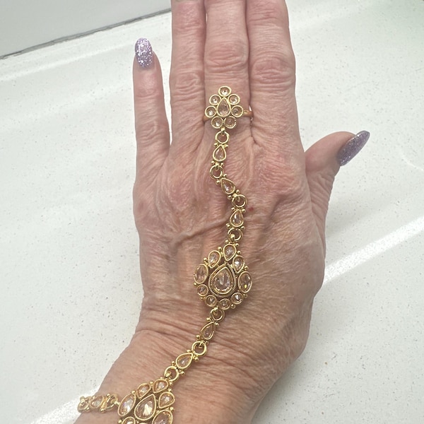 Antique Gold Pearl Belly Chain/bridal Belly Chain/vaddanam/kamarpatta ...