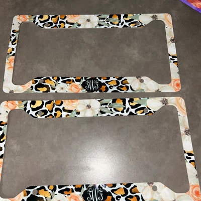 Retro Smiley Face Flower-retro Daisy License Plate-hippie - Etsy