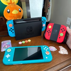 Pokemon Pokeball Pikachu Thumb Grips Nintendo Switch Joy Con Joystick ...