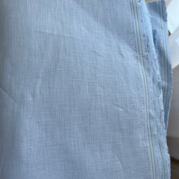 Pure Thick Patterned Linen Fabric. Vintage Upholstery Fabric. Floral ...