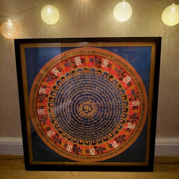 45 Cm Diameter, Traditional Tibetan Drum DHYANGRO for Buddhist Rituals ...