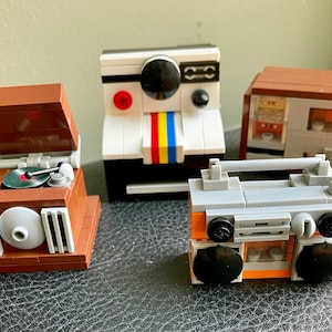 Classic color Blast LEGO® Record Player - Etsy