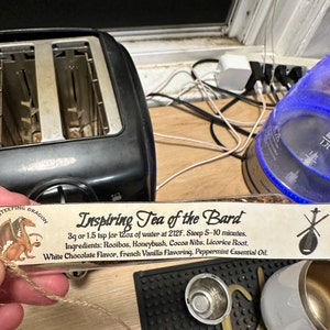 D&D Tea Variety Pack Potion Tube Sampler Loose Leaf Tea Gift - Etsy