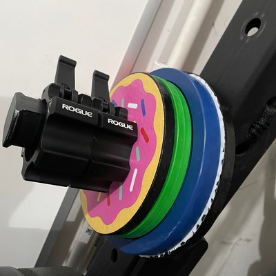 Power Rack and Squat Rack Olympic Weight Plate Storage Pins Change ...