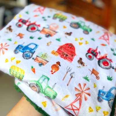 Spring on the Farm Fabric by the Yard. Quilting Cotton, Organic Knit ...