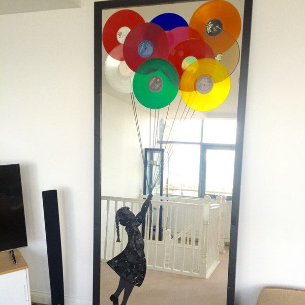 35 Inch Large Wall Clock With Modern Lighting, Circular Wall Art Clock ...