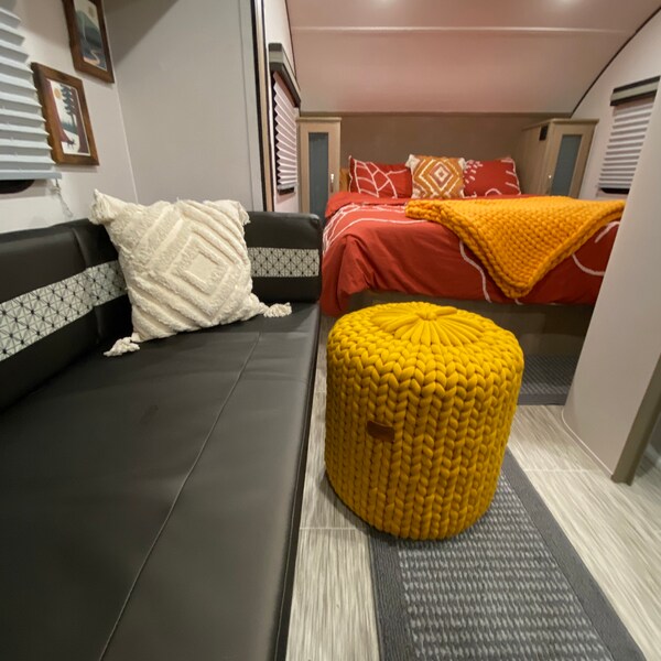 Coffee Table, HAND OTTOMAN Pouf, Nursery Decor, POUFFE Scandinavian ...