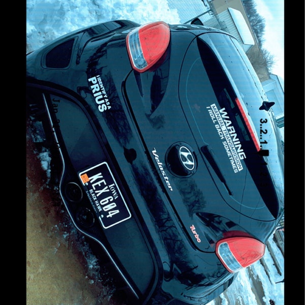 Warning Manual Transmission I Roll Back Sometimes Vinyl Decal Sticker ...