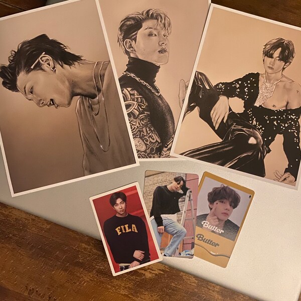 Track 01 Yun | BTS RM | Original Art Print - Etsy