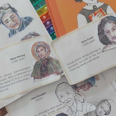 WOMEN in Science, UNIT STUDY, Montessori Cards, Powerful Women, Posters ...