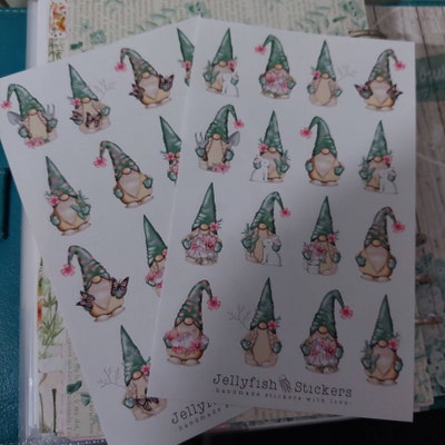 Eucalyptus and Cotton Sticker Set Floral Stickers Journal - Etsy