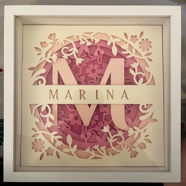 3D Baby Born Shadow Box Svg Bundle for Kids, Baby Birth Shadow Box ...