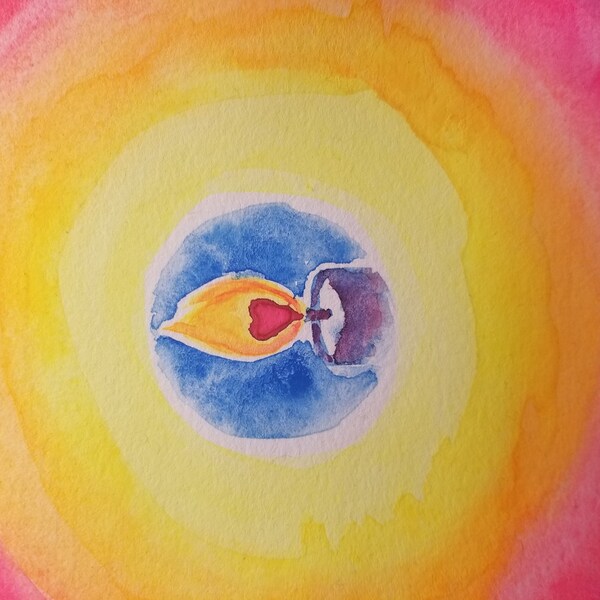 New* FLUORESCENTS Jazper Stardust Handmade Watercolor Half Pan - Etsy