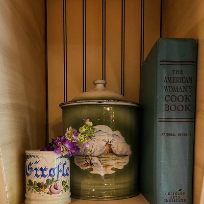 Antique English Rice Jar Canister Storage Transfer Ware Black - Etsy