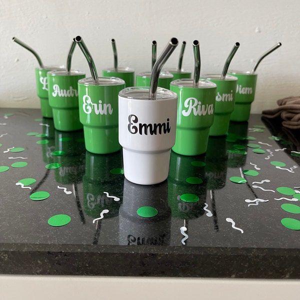 Personalized Stainless Steel Mini Shot Glass Tumbler 3oz - Etsy