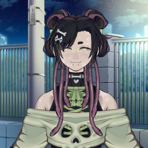 Premade Ready to Use Snake Girl Vtuber Model, Premade, Commercial ...