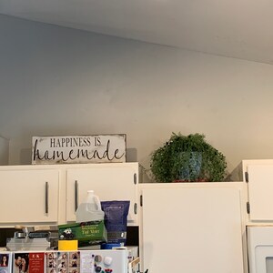 Happiness is Homemade Sign / Kitchen Sign / Cooking Sign / Farmhouse ...