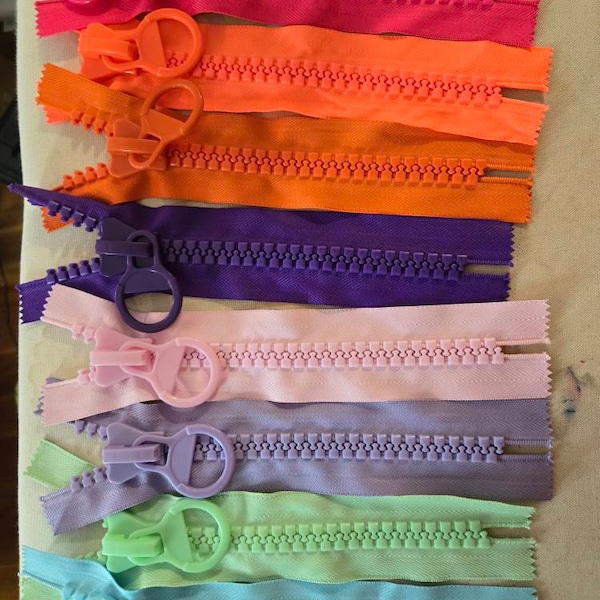 Resin Separating Zipper Making Supply Craft Material Heavy Duty ...