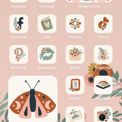 Hand Drawn App Icons, Ios Icons, iPhone Icons, Handdrawn Ios 14 Icons ...