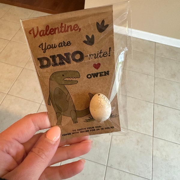 Dinosaur Valentine Card, Dinomite Dinosaur Valentines for Boys Kids ...