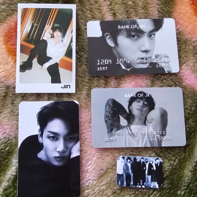 BANK of JK CARD Jungkook Bts Bangtan Photocard - Etsy Canada