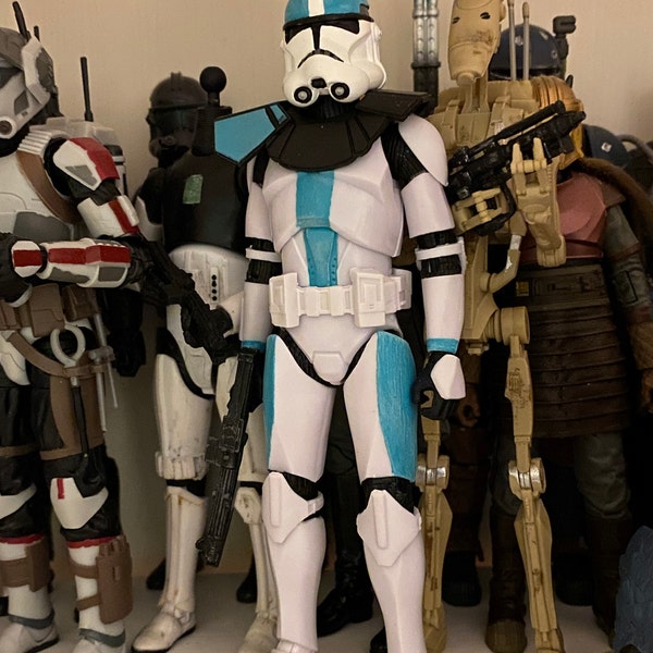 Captain Howzer Realistic Pauldron Bad Batch (1/12 & 1/6 Scale) Black ...