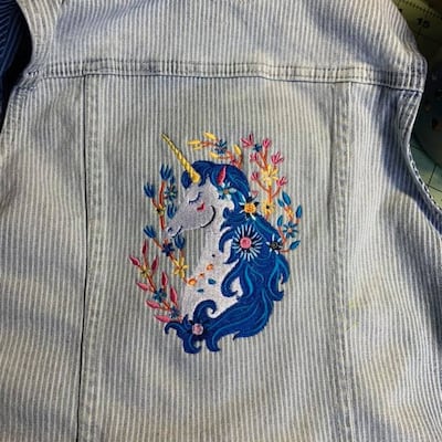 Unicorn Embroidery Design Machine Embroidery Boho Unicorn Machine ...