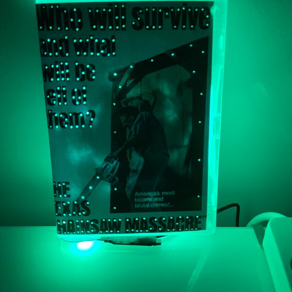 Upcycled DVD Case-lamp-desk Lamp-night Light-pulp Fiction -movie Decor ...