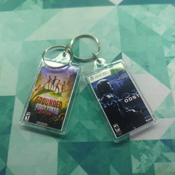 Nintendo Wii Game Art Video Game Keychain | Chain | Hanger | Pendent (2 ...