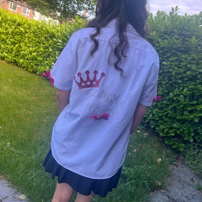 Personalise Your Leavers Shirt at Home School Leavers Day Personalise ...