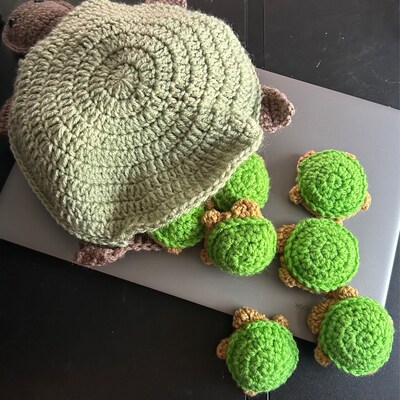 The ORIGINAL Turtle Memory Game PATTERN English Pdf ORIGINAL Stitched ...